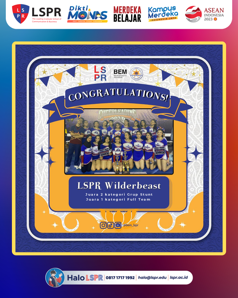 Congratulations to LSPR Wilderbeast B for Winning 2nd Place Group Stunt ...