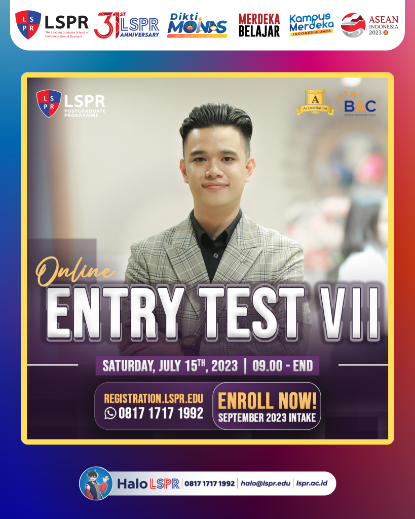 LSPR Postgraduate Programme Online Entry Test VIII - LSPR Institute